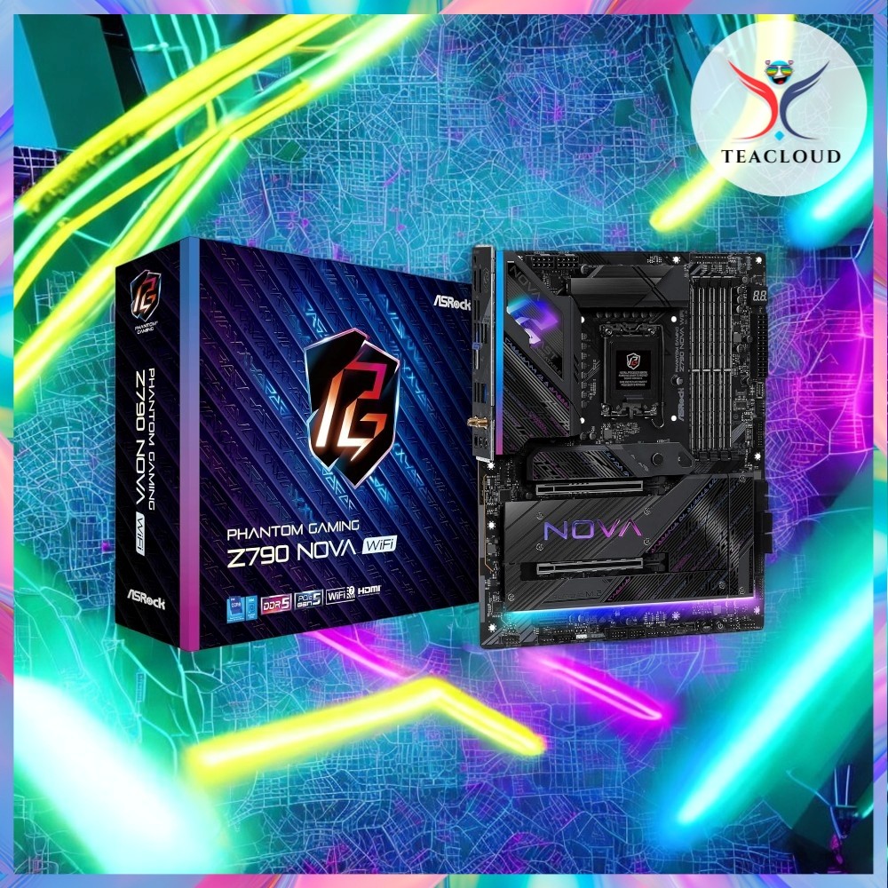 ASRock Phantom Gaming Z790 Nova WiFi ATX Motherboard | Shopee Malaysia