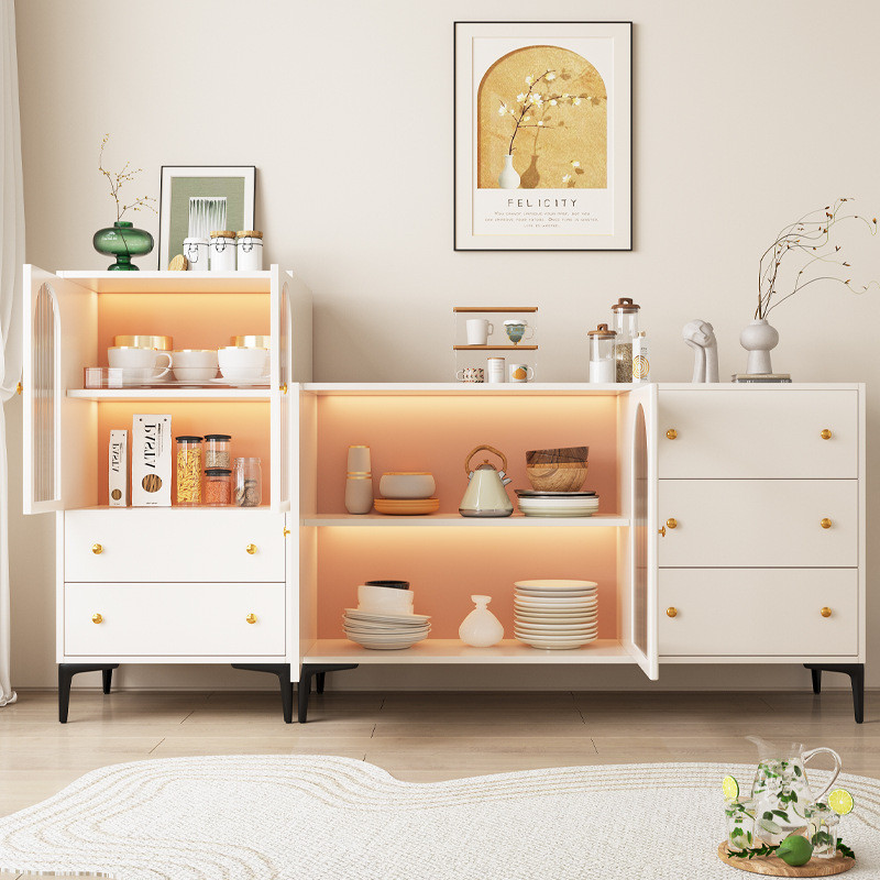 JY-8/New Style Sideboard Cabinet Against Wall Integrated Cream Style ...