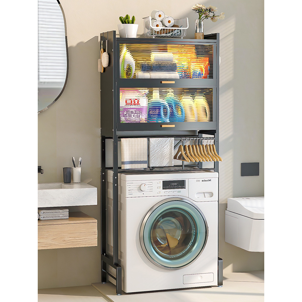 JY-8/#Washing Machine Rack Storage Rack Roller Toilet Bathroom Toilet ...