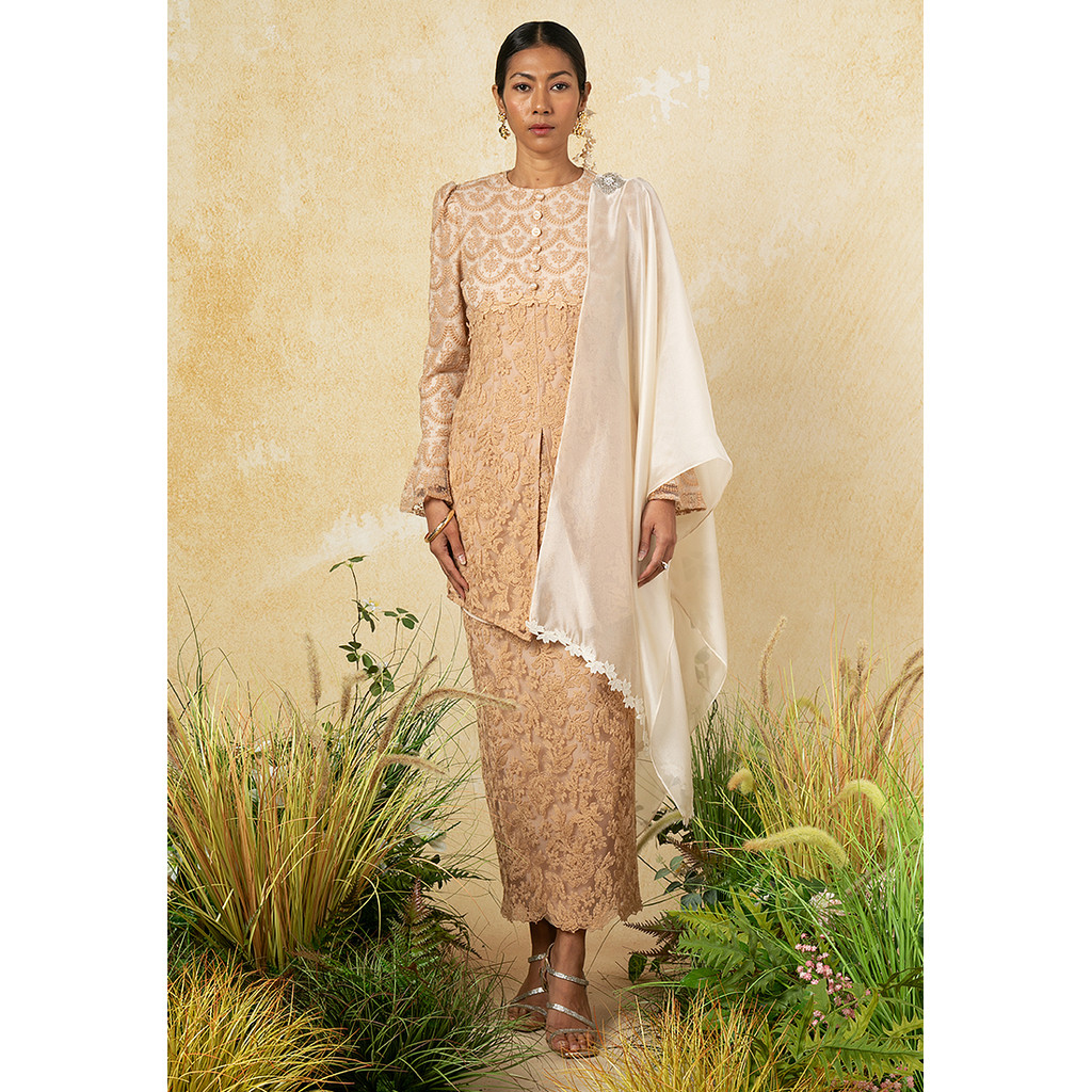 Zalia - Ayunda Kebaya Labuh Modern Set (Female) | Shopee Malaysia