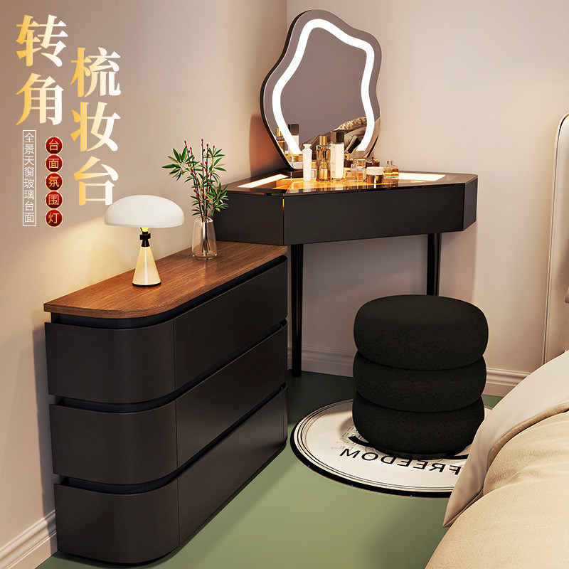 JY-8/Minimalist Modern Small Apartment Corner Dressing Table Triangle ...