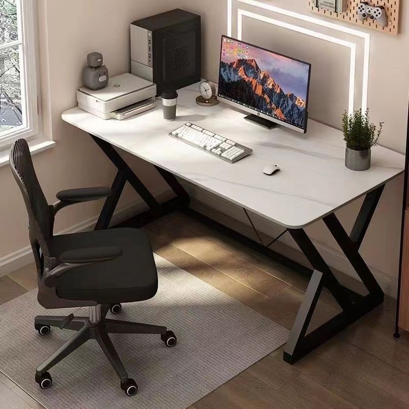J-H/#Computer Desk Rock Board Desktop Gaming Desk Study Desk Office ...