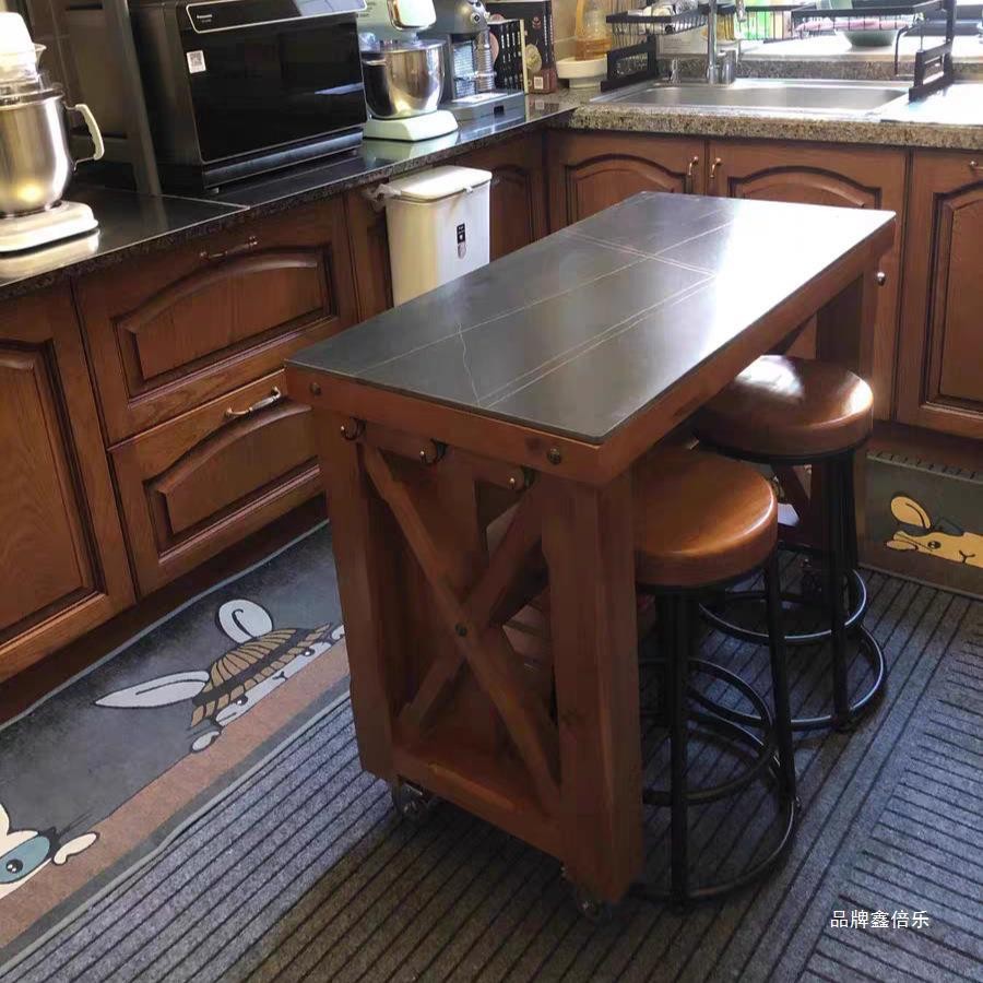 J-H/Island Cabinet Separate American Style Kitchen Worktop Island ...