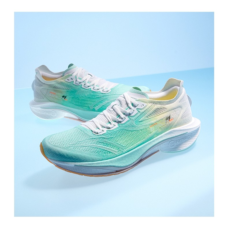 ANTA Men MACH 4 PRO Running Shoes 1124B5584-1- Rinsing Blue/Fluorescent ...