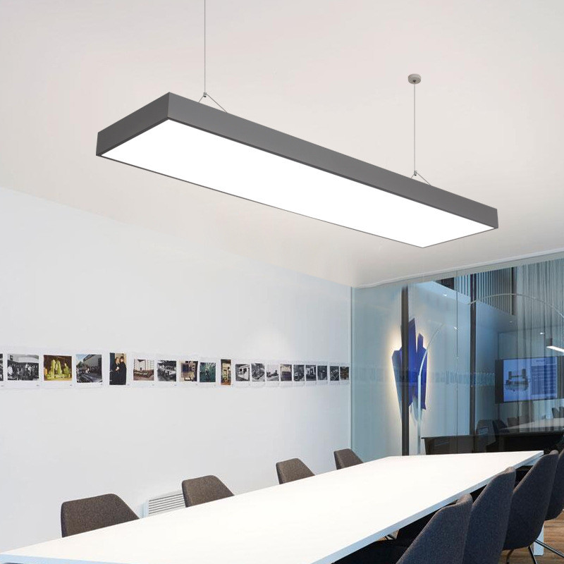 J-H/Super Bright LED Long Strip Light Office Pendant Light Barber Shop ...