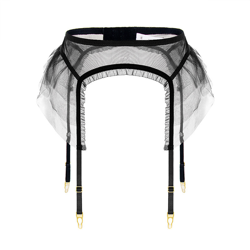 J-K/Weisi Misi Sexy Temptation Mesh Ultra-thin Erotic Ruffled Vintage ...