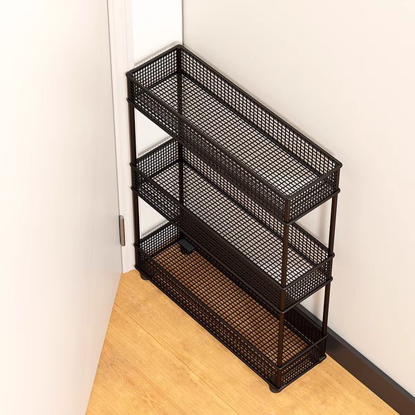 J-H/Bathroom Crevice Storage Rack Behind Door Gap Organizer Cabinet ...