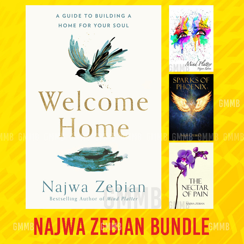 Najwa Zebian Bundle | Welcome Home | Poetry | Motivational | Set | Mind ...