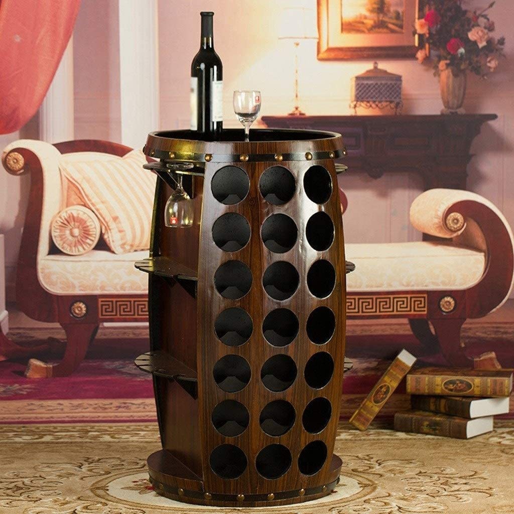 J-K/Decorative Wooden Barrel Corner Barrel Wall Barrel Half Diameter ...