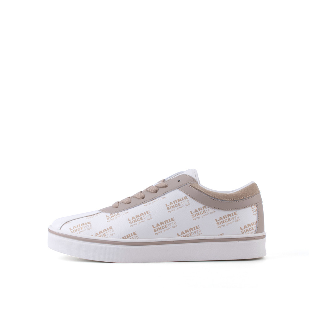 LARRIE Men Brown Exclusive Logo Covered Sneakers 58W22S04SN1-3P-BROWN ...