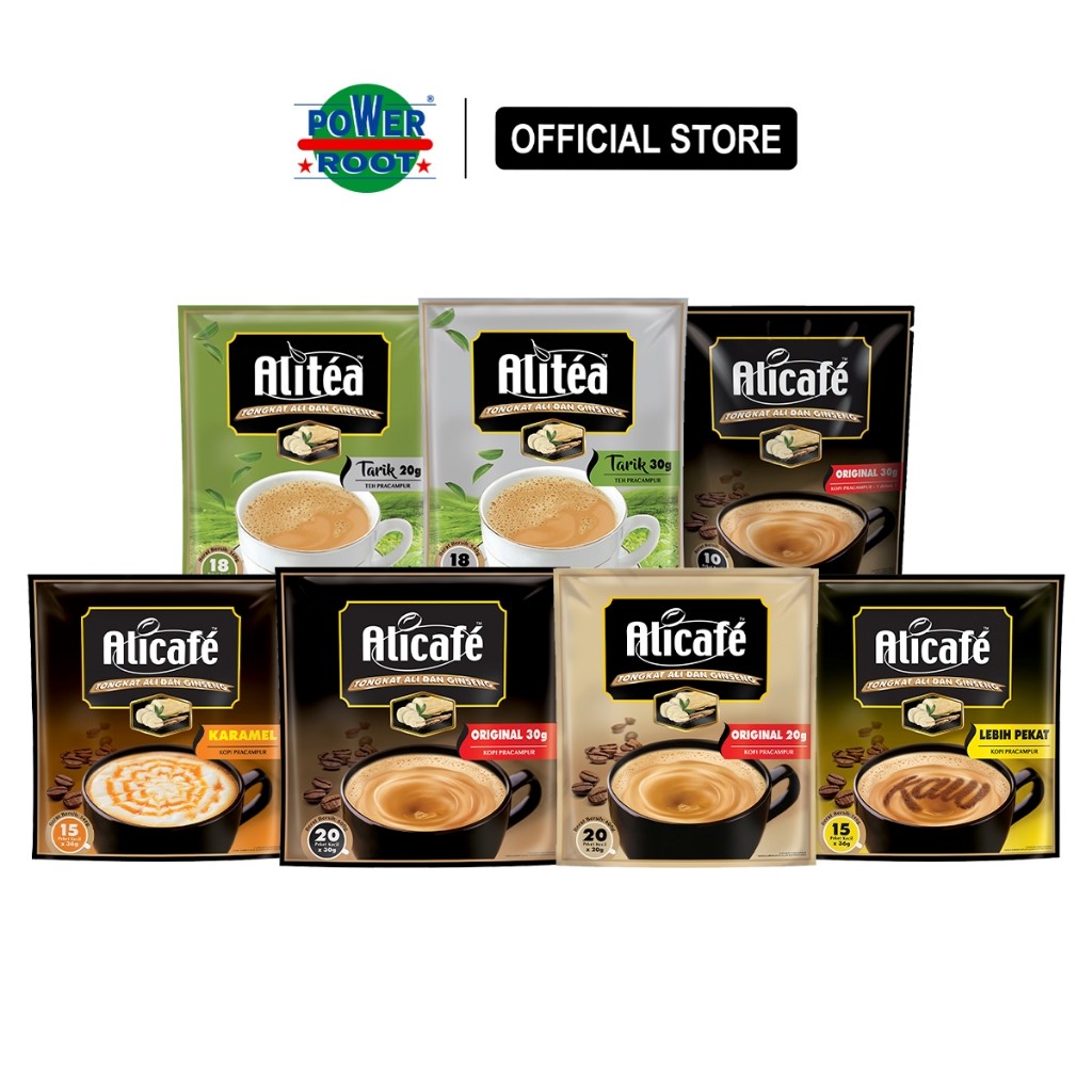 Alicafe Alitea Tongkat Ali & Ginseng Series | Original | Lebih Pekat ...