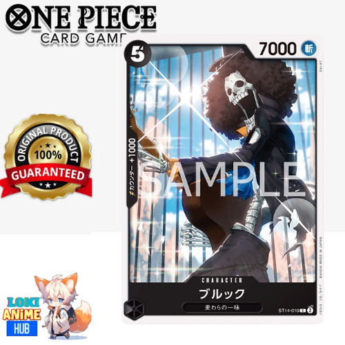 ORIGINAL Brook Character ST14-010 C optcg one piece card | Shopee Malaysia