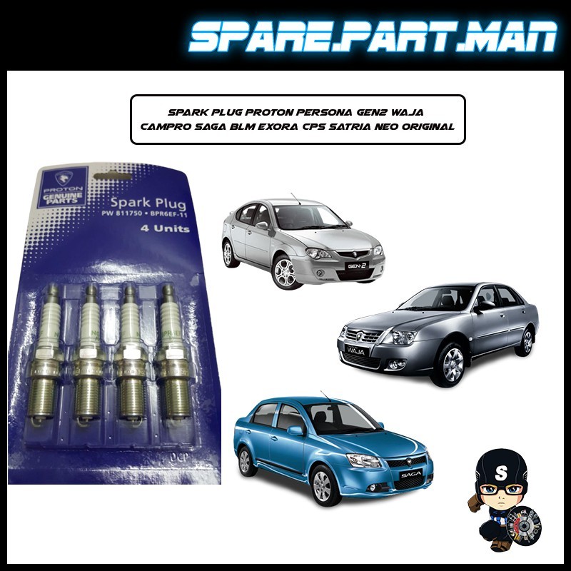 Spark Plug Proton Persona Gen2 Waja Campro Saga BLM Exora Cps Satria ...