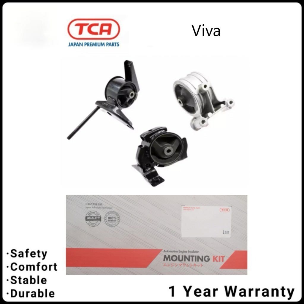 Perodua Viva Engine Mounting Kit Set TCA (1Set 3PC) | Shopee Malaysia