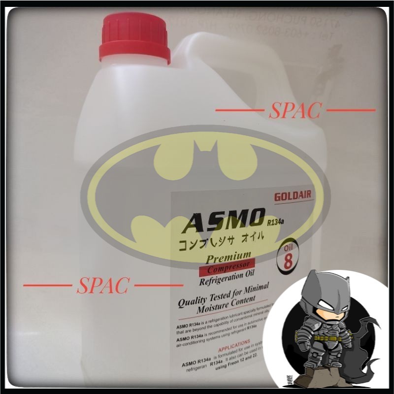 ACM ASMO R134a PREMIUM COMPRESSOR REFRIGERATION OIL (OIL 8) ACM ...