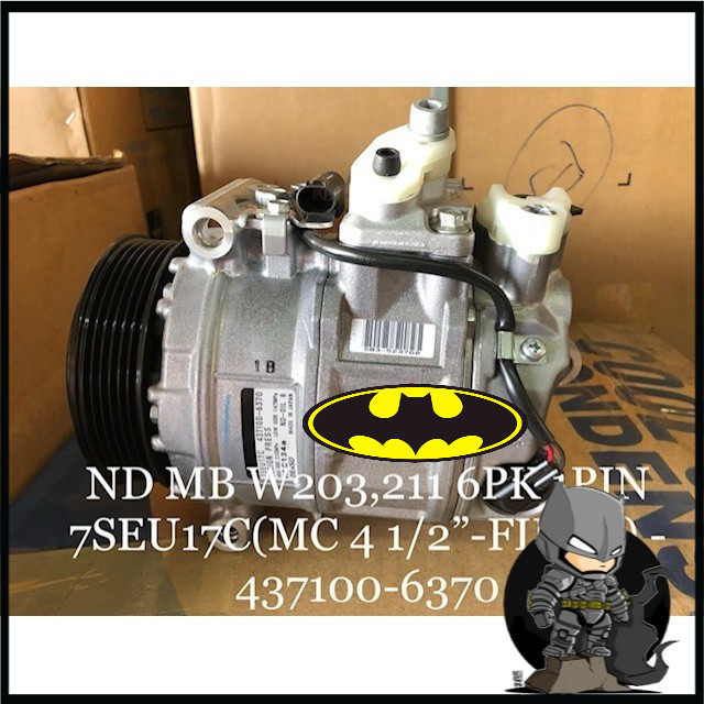 ACM (ORIGINAL) DENSO MERCEDES BENZ W203, W211 1PIN 7SEU17C 6PK ...