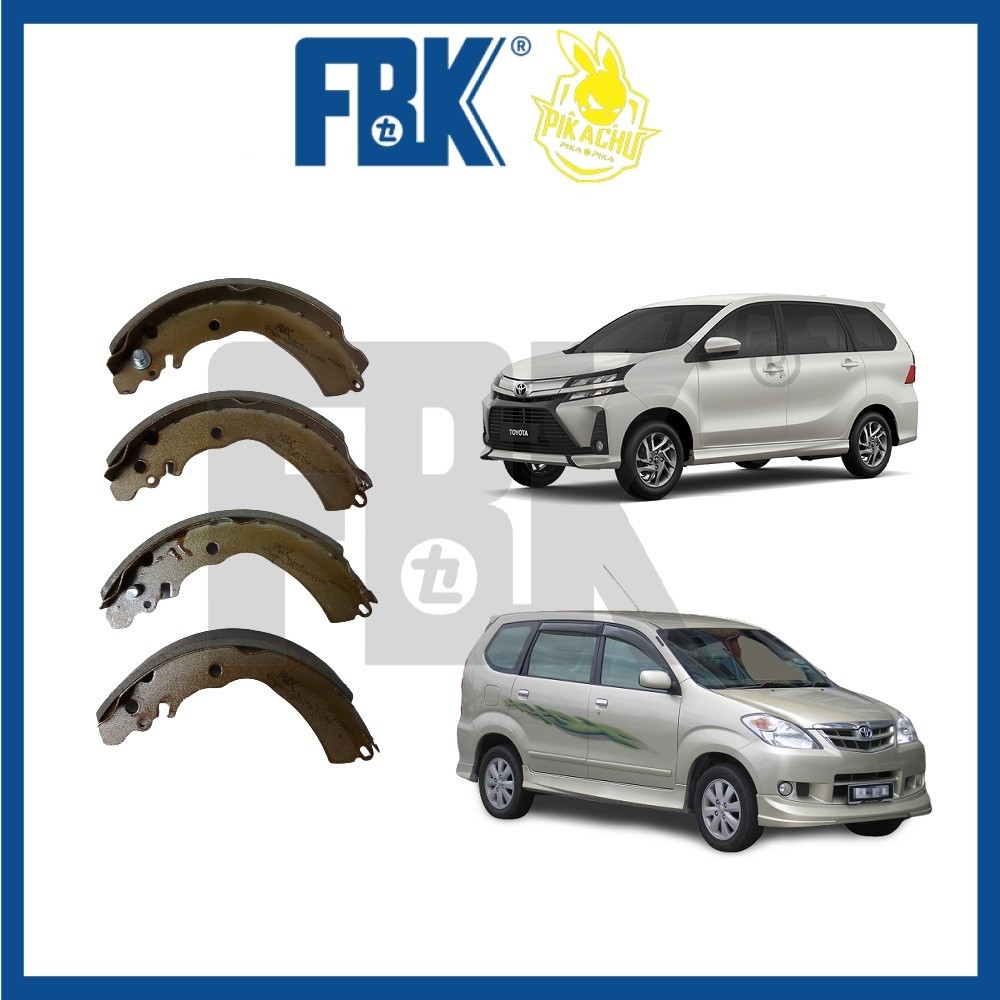 FBK Brake Shoe Rear - Toyota Avanza | Shopee Malaysia