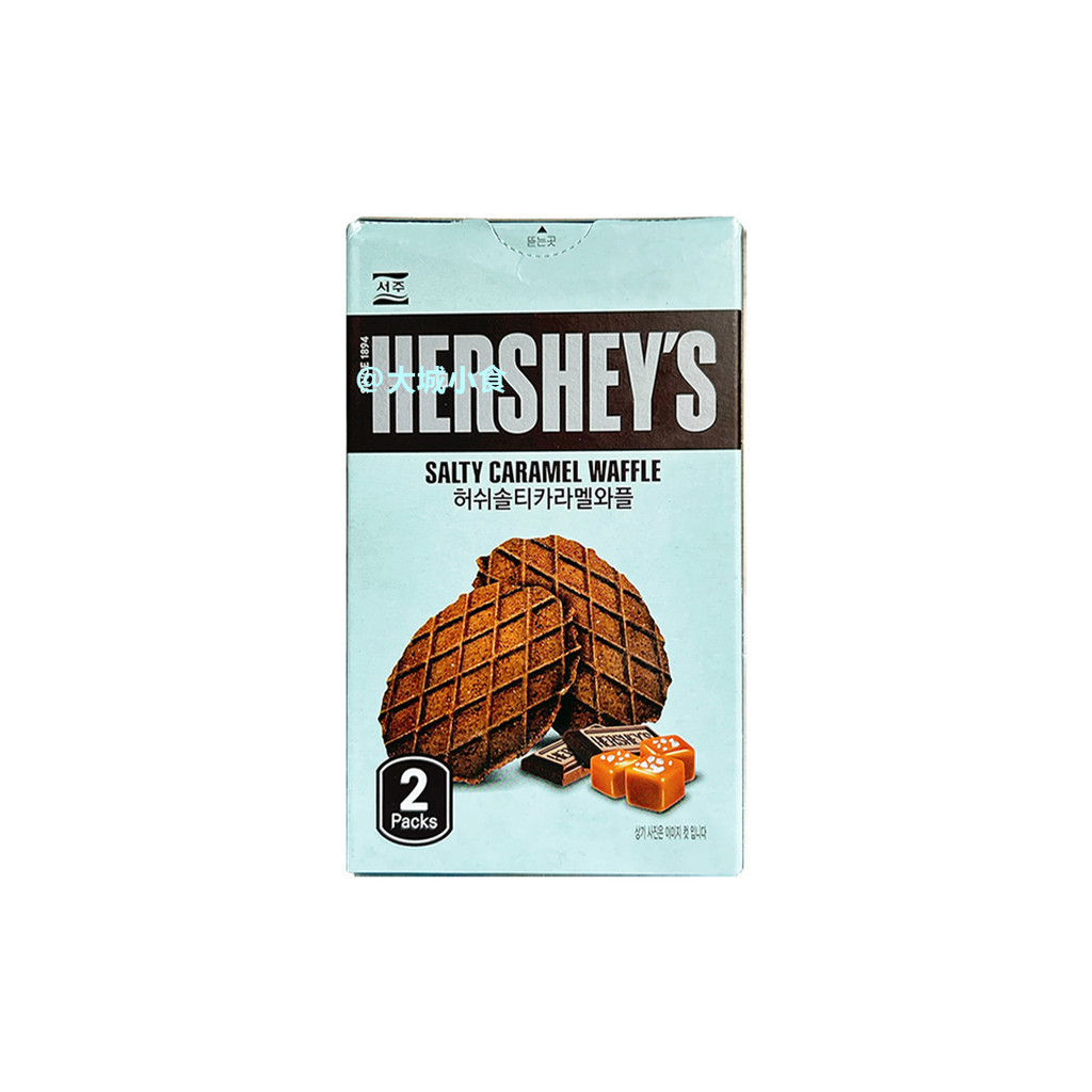 HERSHEY'S Salty Caramel Waffle, 55g - Crisp Chocolate Hazelnut Flavor, Made in Korea | Shopee ...
