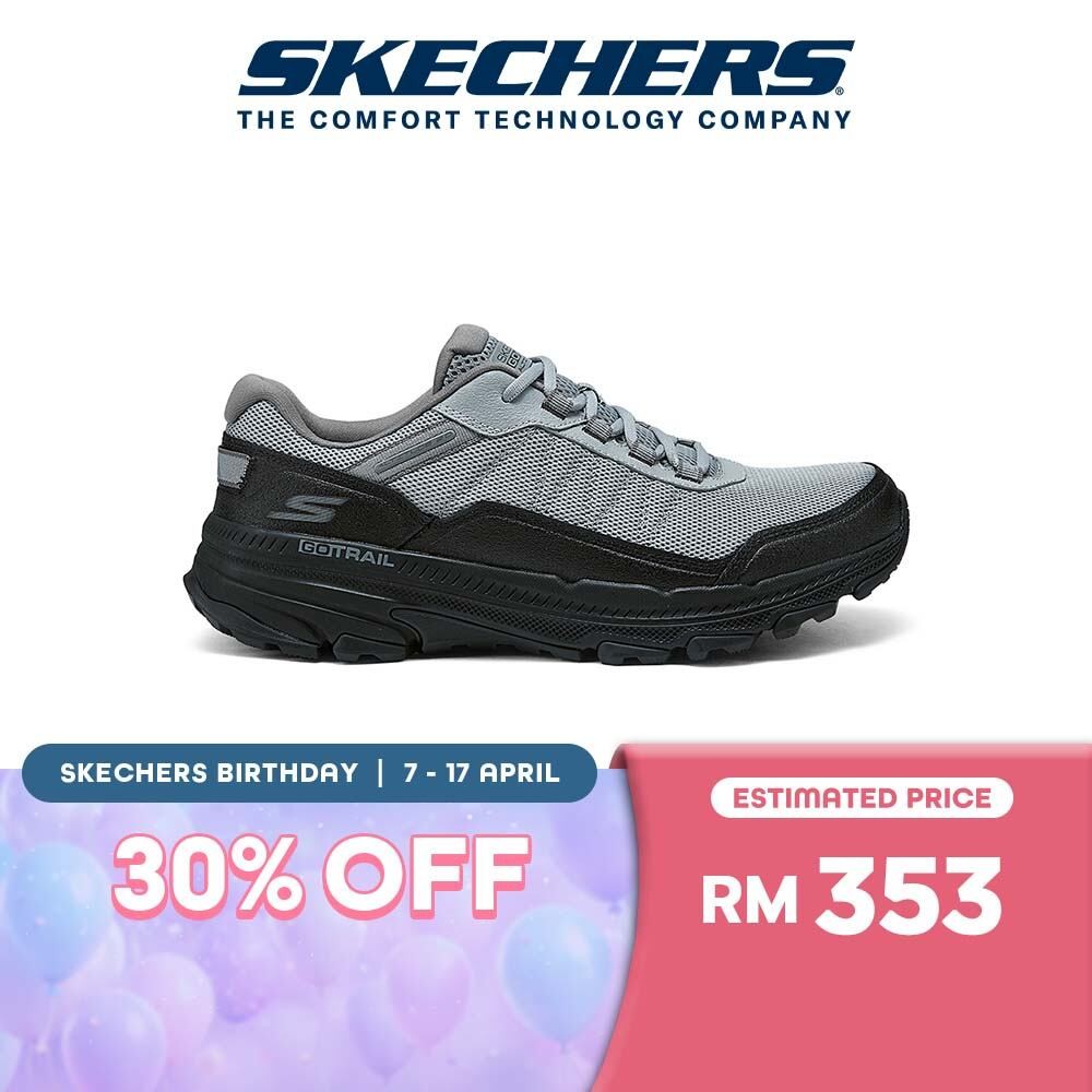 Skechers Men GOrun Trail Altitude 2.0 Shoes - 220756-GYBK | Shopee Malaysia