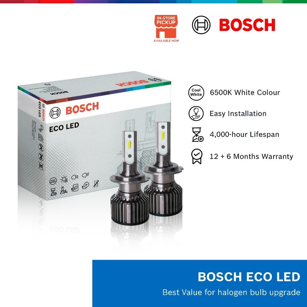 BOSCH ECO LED for Automotive Lighting H4 H7 Halogen Headlight Retrofit ...