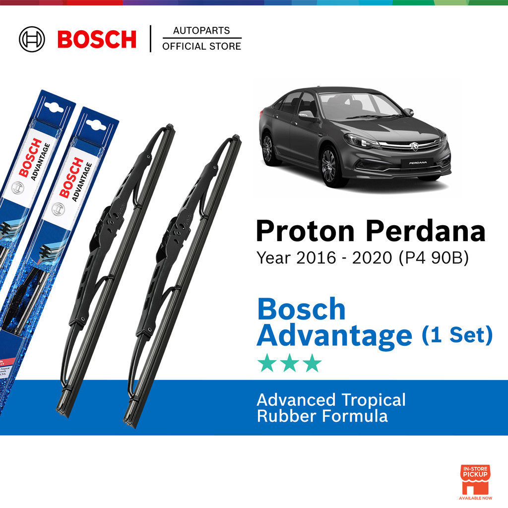 Bosch Advantage U Hook Wiper Set for Proton Perdana (P4-90B) (BA26 ...