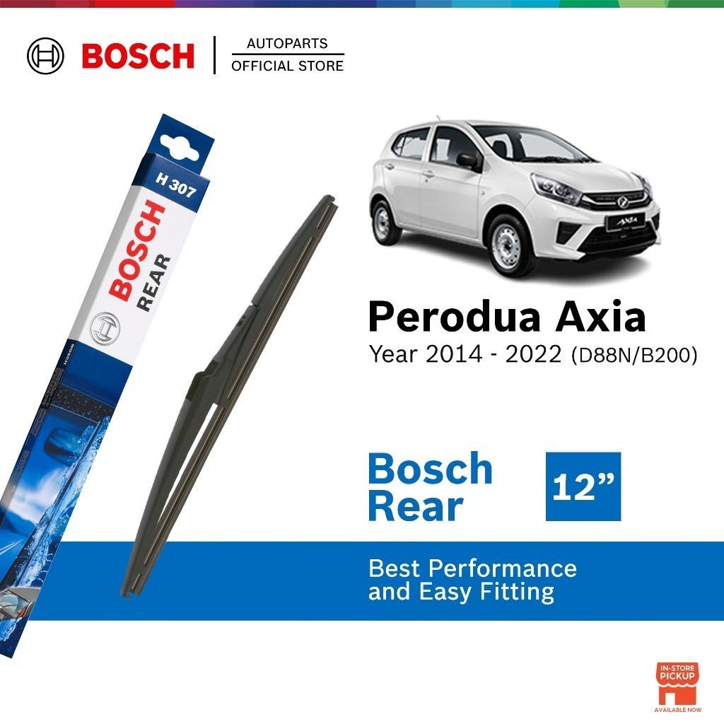 Bosch Rear Wiper For Perodua Axia H307 | Shopee Malaysia