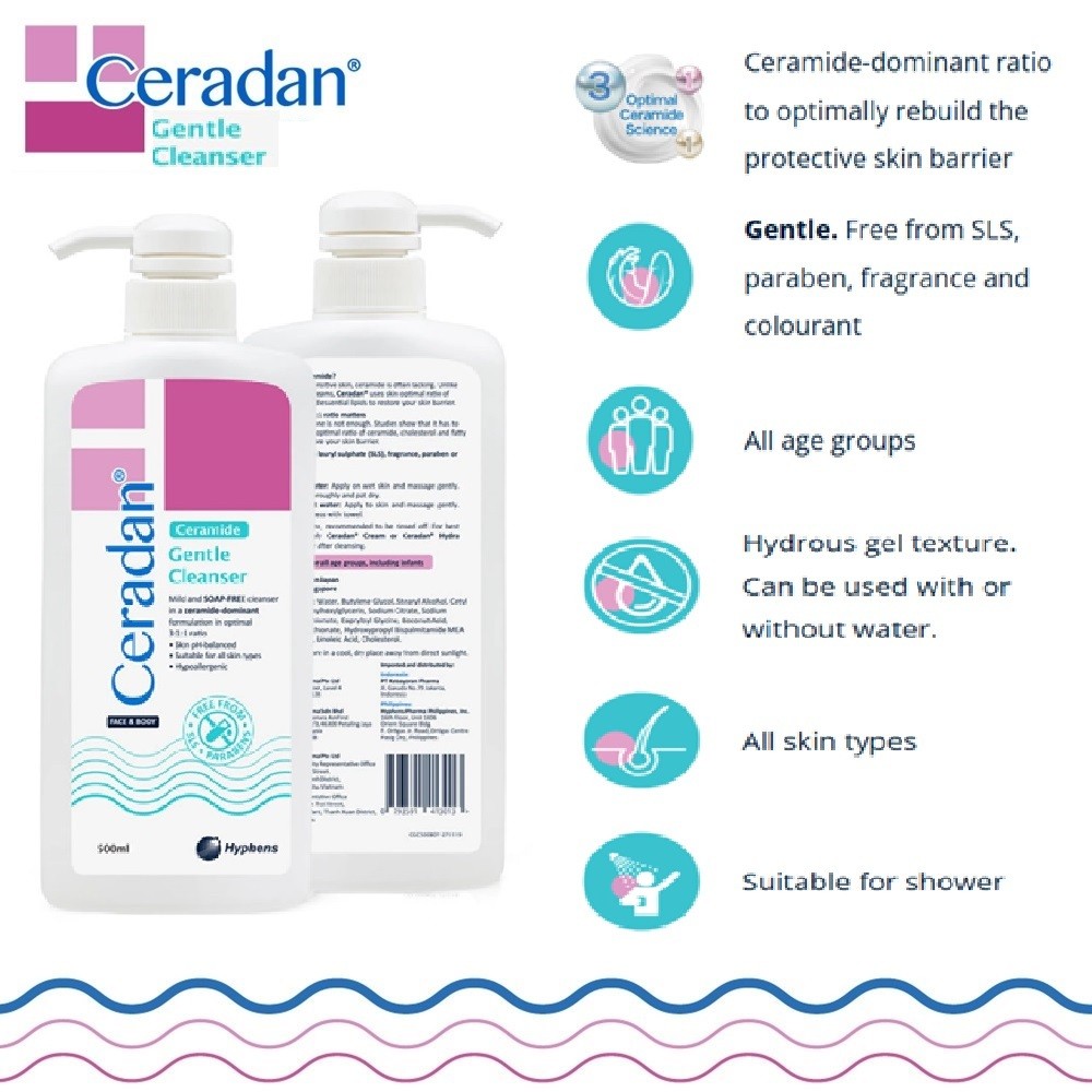 Ceradan Gentle Cleanser 280ml /500ml | Shopee Malaysia