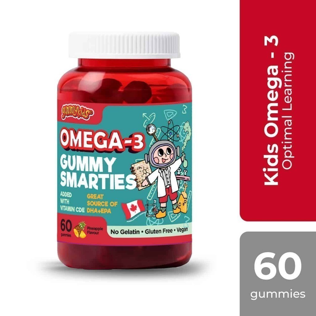 Alpro Pharmacy Exclusive - Gummykids Omega-3 Gummy Smarties 60s | Kids ...