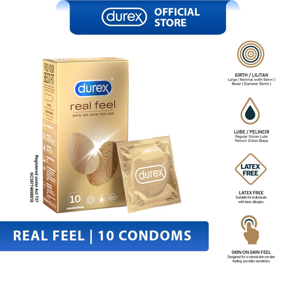 [East Malaysia] Durex Real Feel Condoms (10's) | Shopee Malaysia