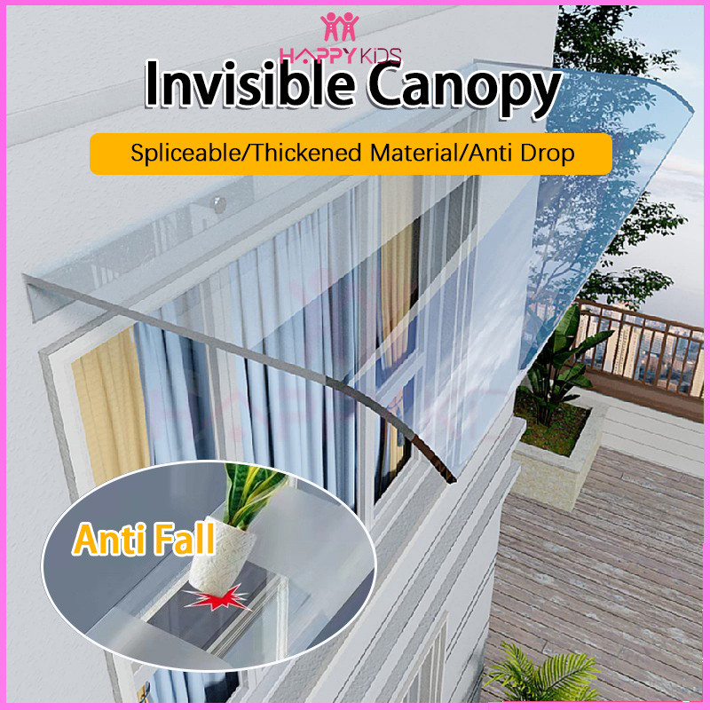 Invisible Canopy Awning Transparent Balcony Roof Cover Outdoor Rain ...