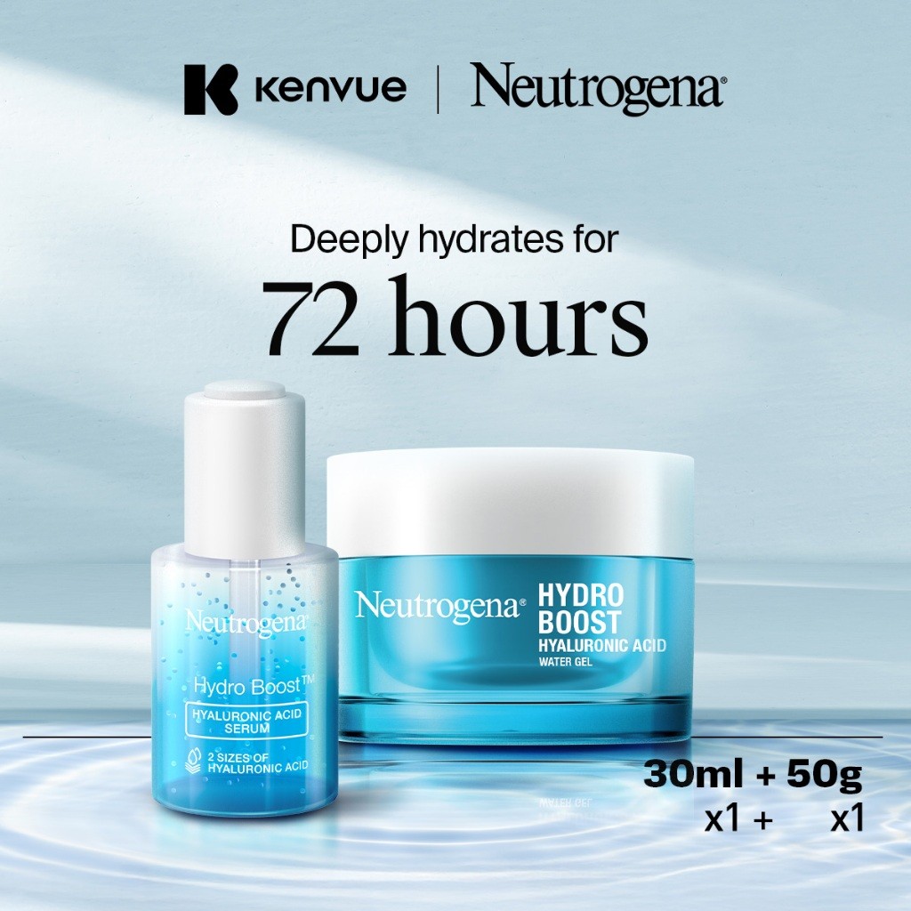 Neutrogena Hydro Boost Hyaluronic Acid Water Gel Moisturizer (50g ...