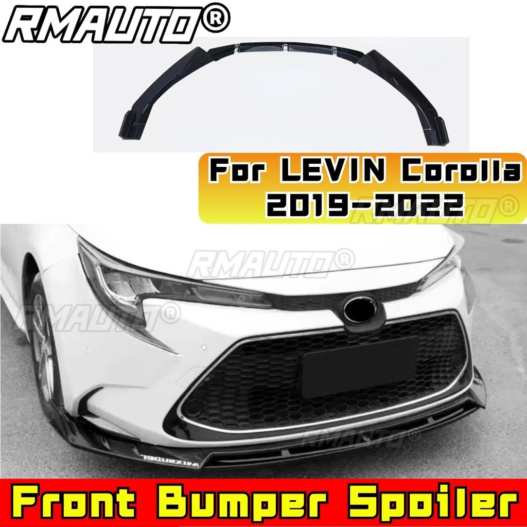 For Toyota LEVIN 2019-2022 Car Accessories Front Bumper Lip Splitter ...