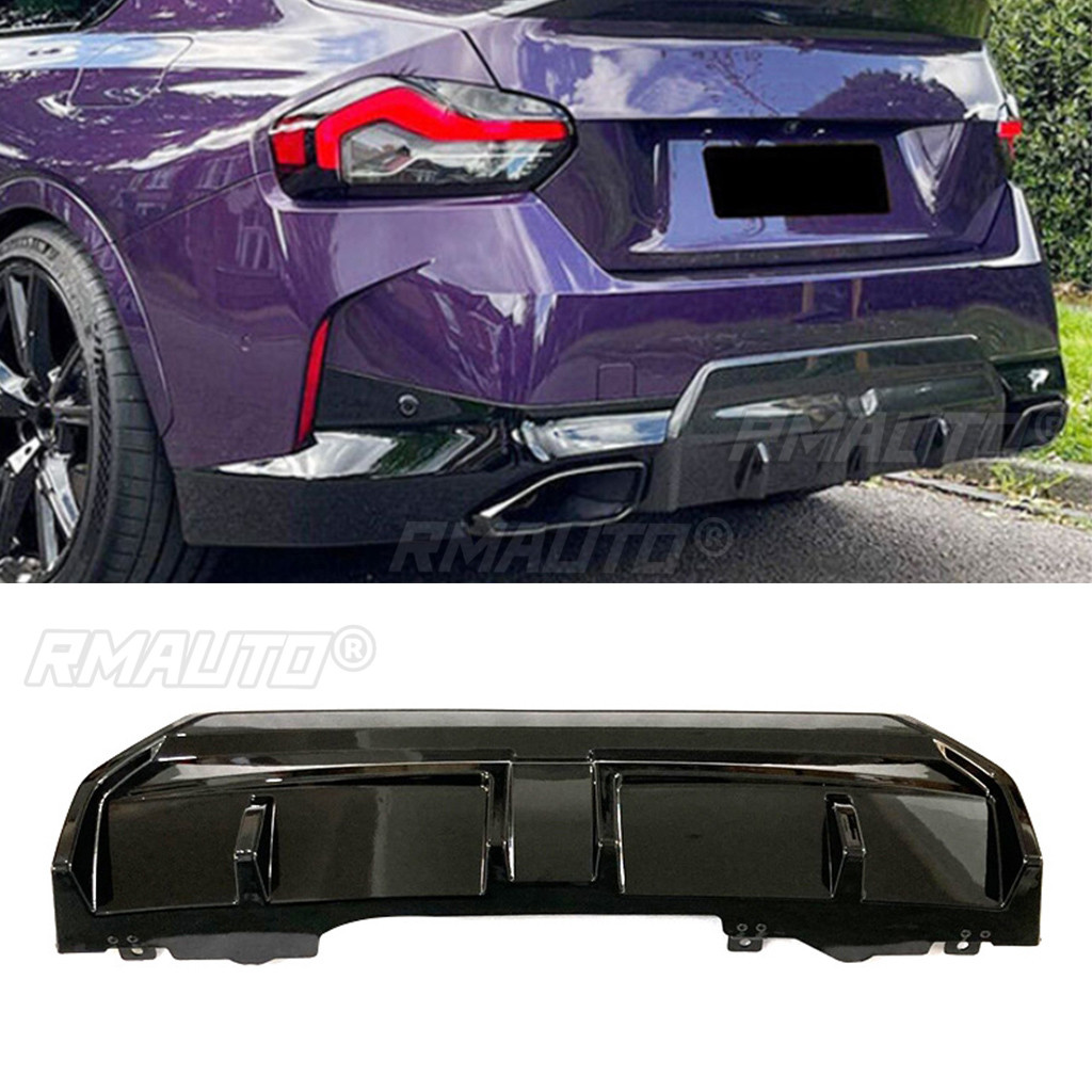 Rear Bumper Diffuser Splitter Lip For BMW G42 M235i M240i 2-Door Coupe ...