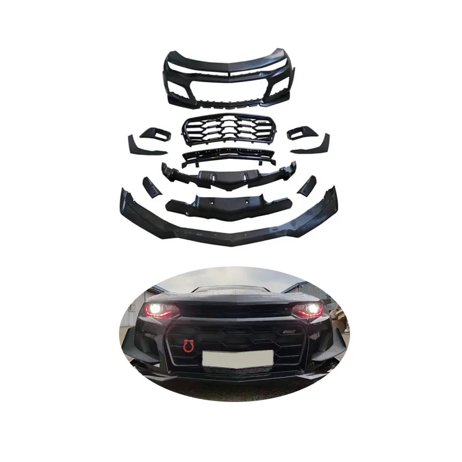 Full Front Bodykit for Chevrolet Camaro ZL1 Front Bumper Front Lip for ...