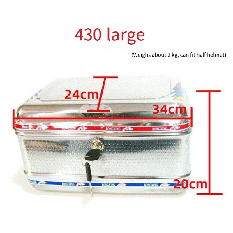 Custom Scooter stainless steel trunk toolbox Battery Scooter scooter ...