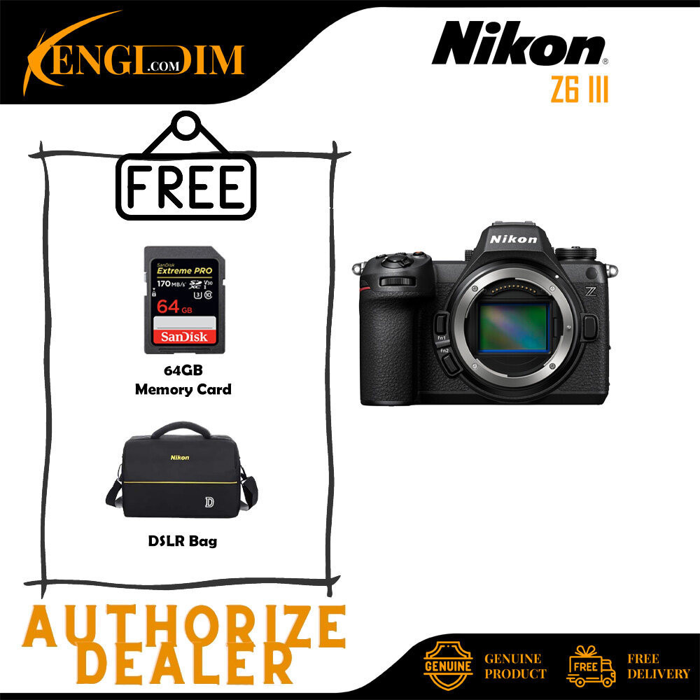 Nikon Z6 III / Z6III Mirrorless Camera (Body) | Shopee Malaysia