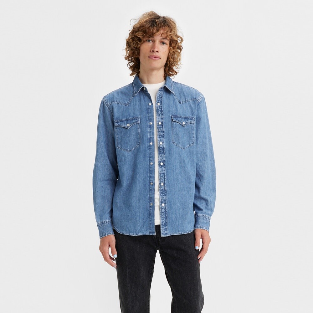 Levi's® Men's Classic Western Standard Fit Shirt 85745-0074 | Shopee ...
