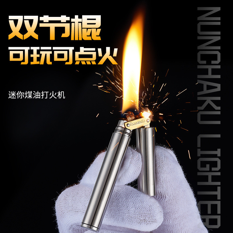 Haoyunda Nunchaku Panlong Stick Nunchaku Gangsa Tulen/Pemetik Api ...