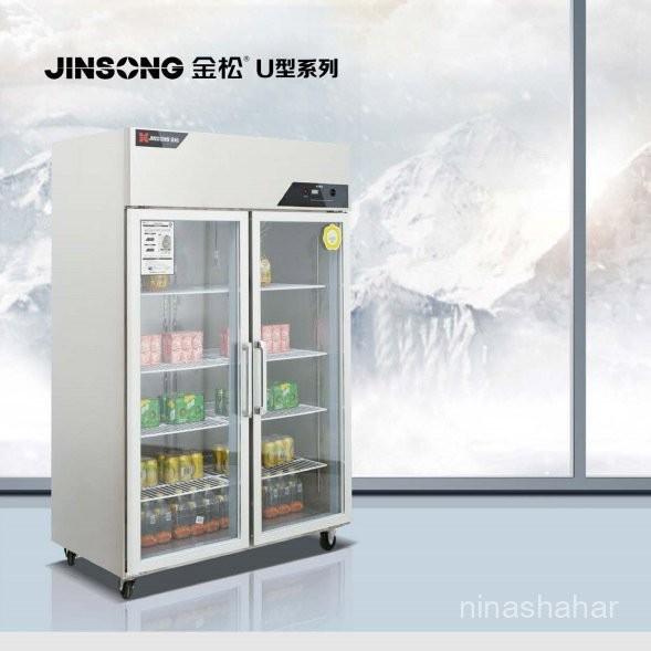 Contact seller/Jinsong Lode Industrial Refrigerator Double Door Display ...