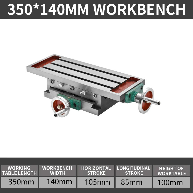 350*140 Cross Slide Table Heavy-duty Precision Drilling and Milling ...