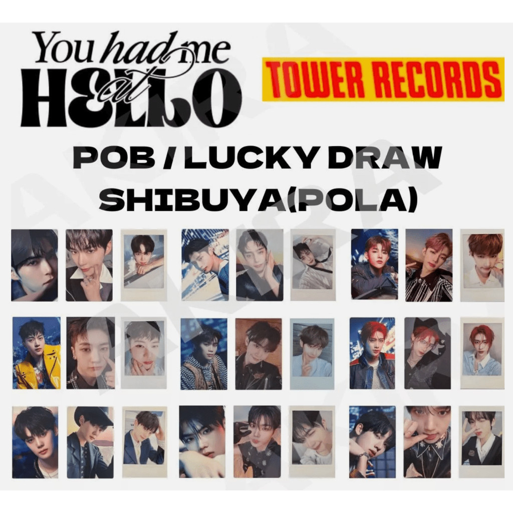 ZB1 ZEROBASEONE You had me at HELLO TOWER RECORDS LUCKY DRAW SHIBUYA ...