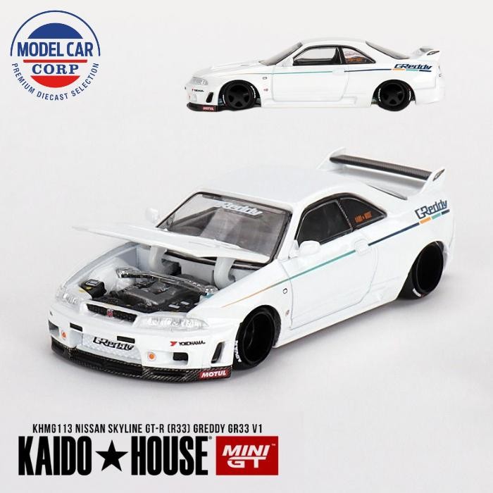 KAIDO HOUSE 1/64 Nissan Skyline GT-R (R33) GREDDY GR33 V1 - KHMG113 ...