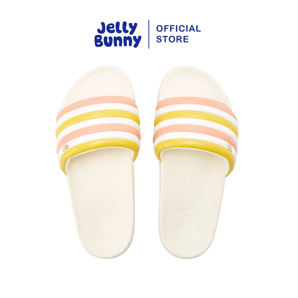 JELLY BUNNY SLIDE CANNIVAL FLAT SLIDES OFF-WHITE B24WLSL001 | Shopee ...