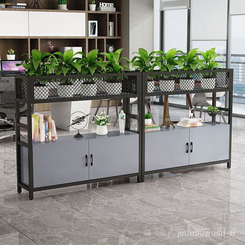 Contact seller/FX Office Flower Stand Partition Screens Storage Rack ...