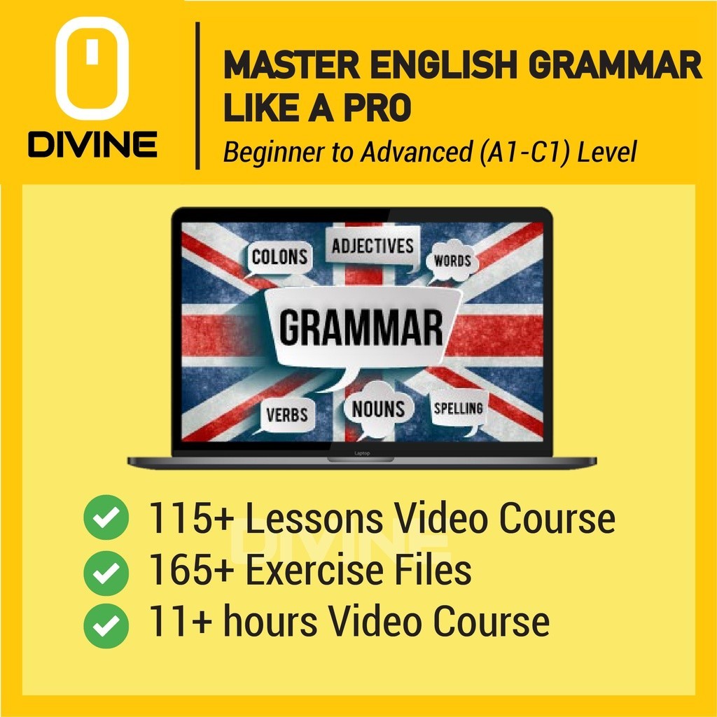 💎[Instant Delivery][Video Course] Master English Grammar Like A Pro (A1 ...