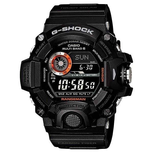 CASIO Men's G-SHOCK GW-9400BJ-1JF [MASTER OF G-LAND RANGEMAN] Round Watch Black Resin Digital ...