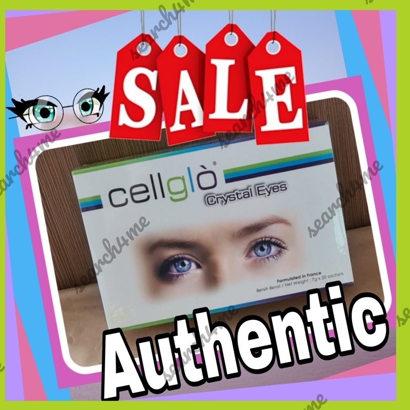 cellglo crystal eyes(spot goods)20 sachets ready stock TFYF | Shopee ...