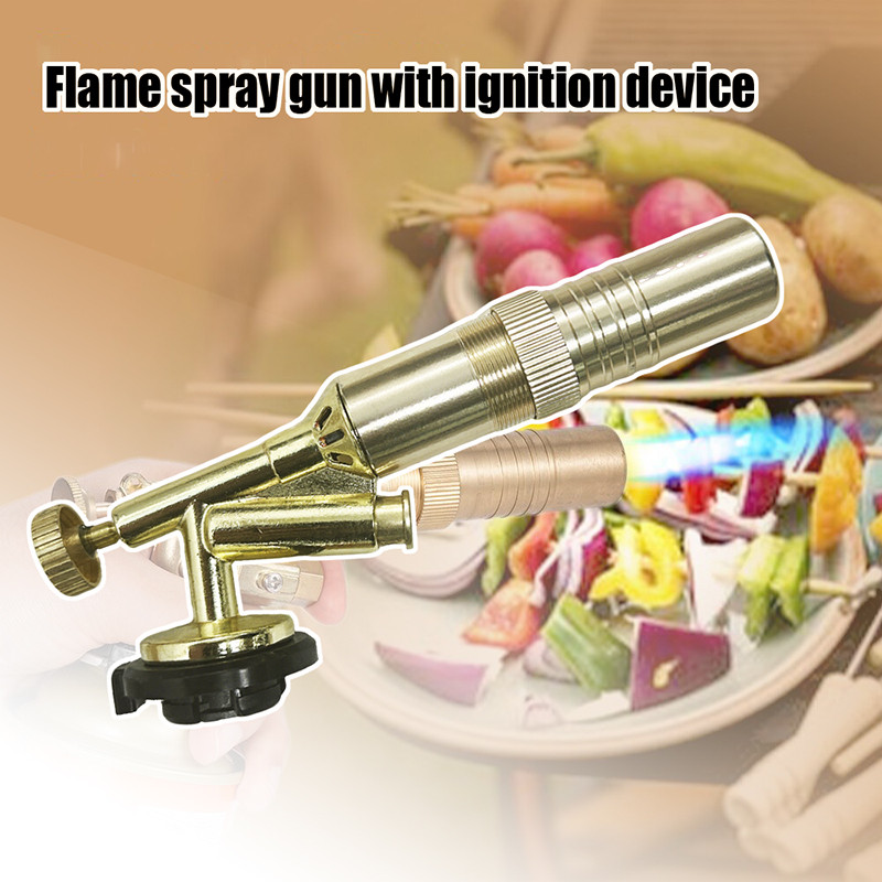 Flame Nozzle Flamethrower Camping Gas Multipurpose Soldering Welding ...