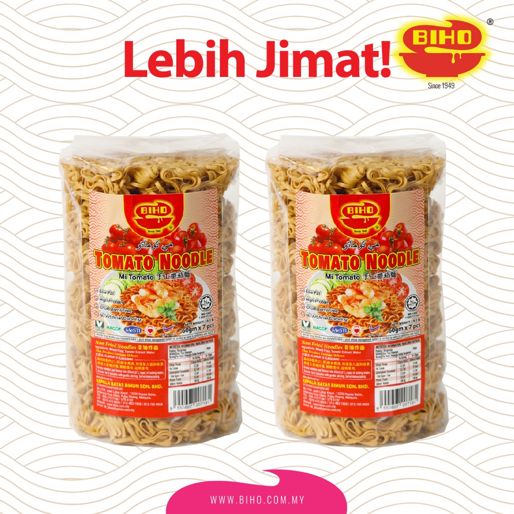 Lebih Jimat! BIHO Mi Segera Tomato Tanpa Goreng / Tomato Non-Fried ...