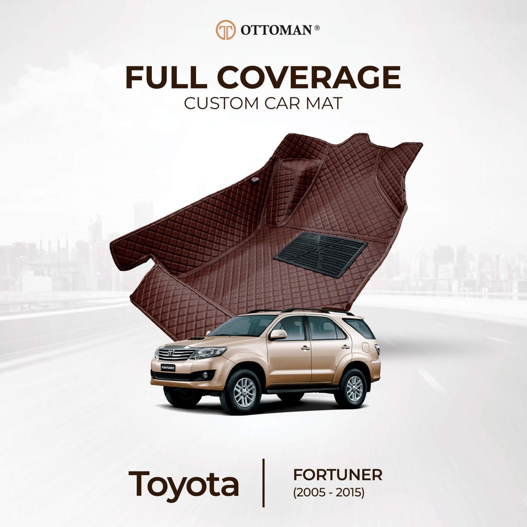 Ottoman Car Mat - Toyota Fortuner (2005-2015) | Shopee Malaysia